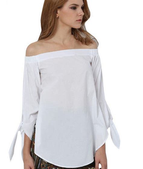 Plus Size Off Shoulder Loose Blouse May Your Fashion