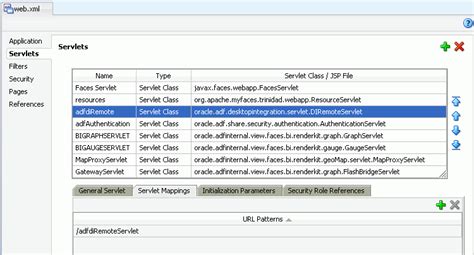 e desktop integration settings in the web application deployment descriptor