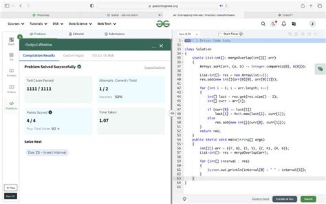 R Jessica Heizal On Linkedin Gfg160 Geekstreak2024 Dsa Problemsolving Codingjourney