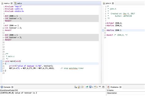 compiler tms570ls3137 macros within header files do not appear to be
