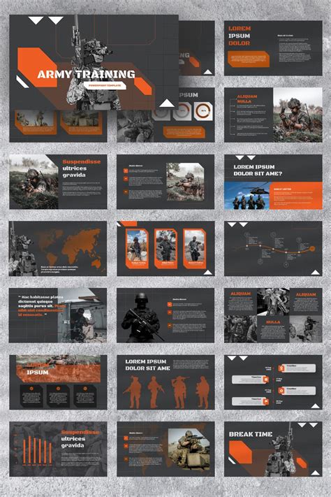 Army Training Powerpoint Template In 2022 Army Training Powerpoint Templates Powerpoint