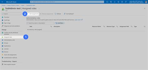 Admin Set Up A Global Administrator Account In The Microsoft Azure Console