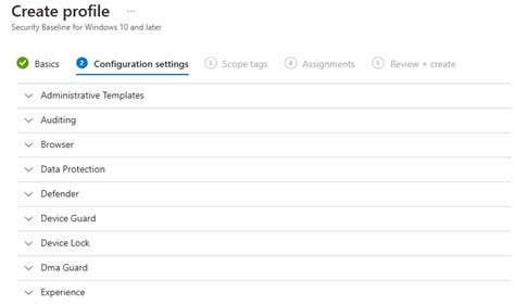 How To Configure Intune Security Baseline