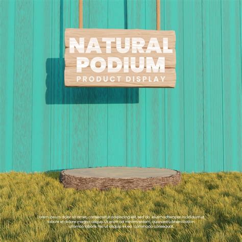 Cartelera De Madera Con Expositor De Productos Trumk Podium Archivo