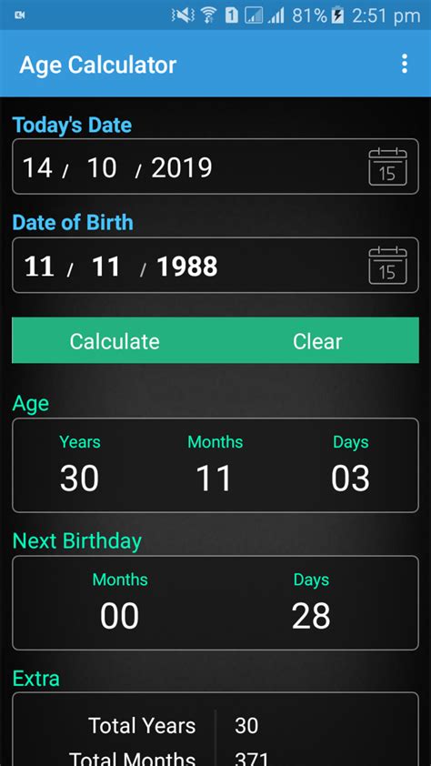 Age Calculator Para Android Descargar