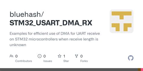 Github Bluehashstm32usartdmarx Examples For Efficient Use Of Dma