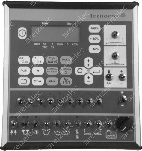 Tectronic Monitor Tecnoma Sprayer Series Mapuff00060 Breizelec