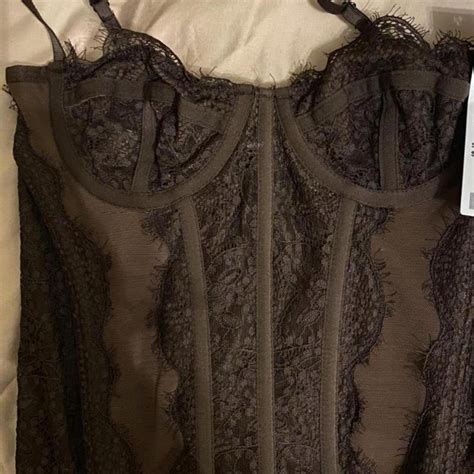 Urban Outfitters Modern Love Corset In Brown Depop