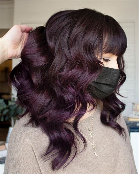 Plum Ombre Hair
