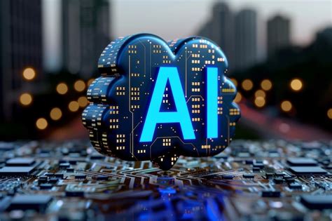 Premium Photo AI Technology With Dual Core Integration Digital