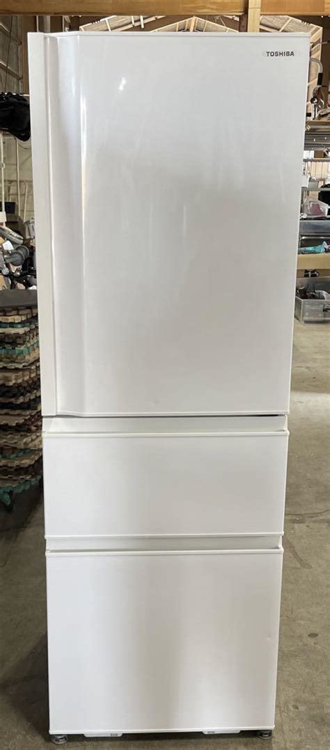 大型冷蔵庫 380l 東芝 3ドア 2017年製 高年式 国産 セール期間限定 Toshiba 東芝 ノンフロン 3ドア冷凍冷蔵庫 右開き ホワイト Gr Hsxv Bf