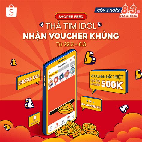 Shopee 🎉 Minigame ThẢ Tim Idol NhẬn Voucher KhỦng