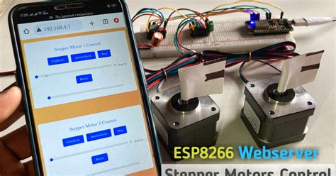 Esp8266 Webserver Control Stepper Motor