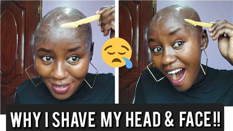 Why I Shave My Head Face Shaving My Head Head Shave Women Face Shaving Women Shaving Bald