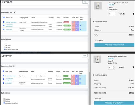 Prestashop Manage Prices For B2b Tax Excluded And B2c Tax Included