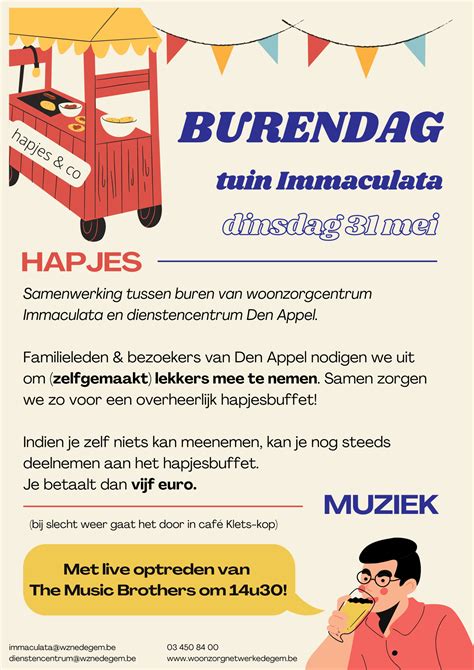 Burendag Op Dinsdag 31 Mei Wzc Immaculata Edegem Facebook