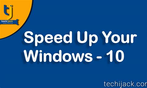 How To Make Windows Faster Just Few Simple Steps