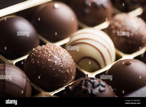 Mixed Luxury Dark And Milk Chocolate Truffles Assorted Delicious