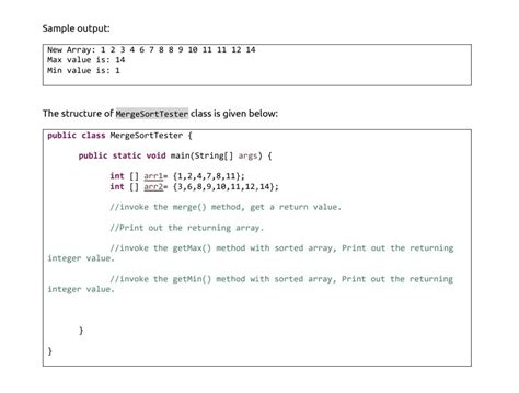 Solved Suppose You Have Two Arrays Of Ints Arr1 And Arr2