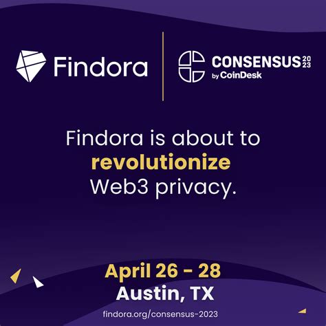 Findora Is Going To Consensus 2023 With A Special Announcement
