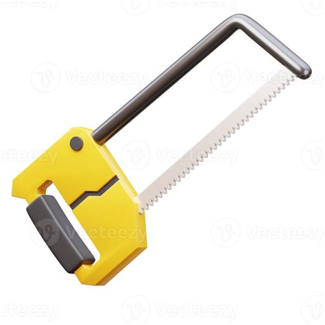 Hacksaw 3d Illustration 3d Rendering 22418442 Png