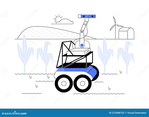 Phenotyping Robots Isolated Cartoon Vector Illustrations Phenotyping Robots Isolated Cartoon Vector Illustrations