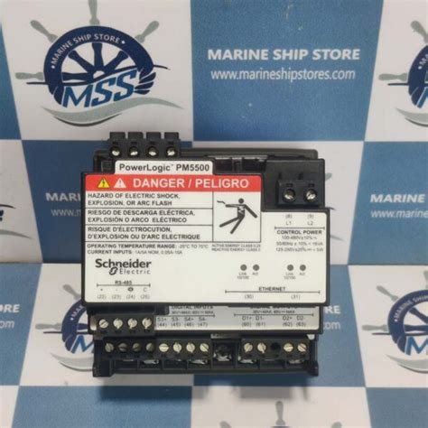 Schneider Powerlogic Pm 5500 Power Meter Marine Ship Store