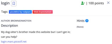 Picoctf — Login Tong33 Medium