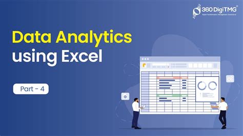 data analytics using excel part 4 360digitmg youtube