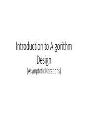 5 Asymptotic Notations Pdf Introduction To Algorithm Design