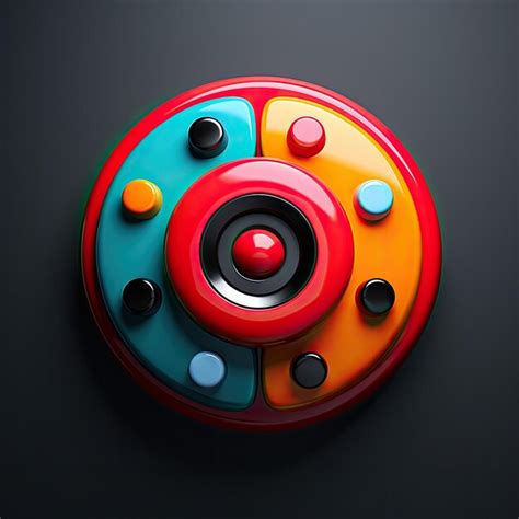 Premium Ai Image 3d Button