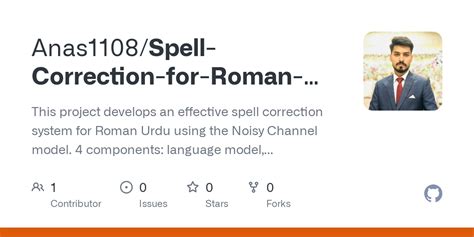 GitHub Anas1108 Spell Correction For Roman Urdu Using Noisy Channel