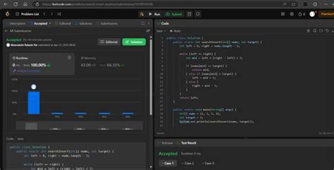 Binary Search To Find Insertion Position In A Sorted Array Meenakshi Rakesh Pai Posted On The