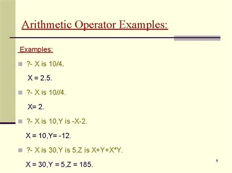 Artificial Intelligence Cs 370 D Prolog Programming Arithmetic
