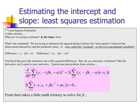 Slideset Simple Linear Regression Modelsppt