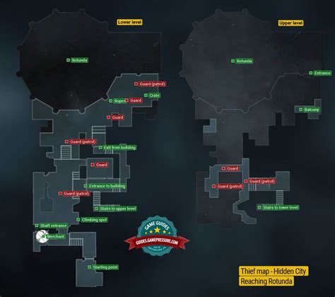 Get To The Rotunda Map Chapter 7 The Hidden City Thief Game Guide