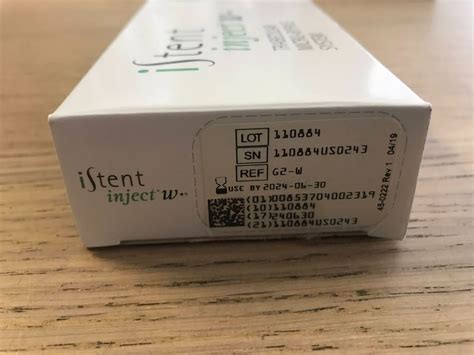 New Glaukos G2 W Istent Inject W Trabecular Micro Bypass System X