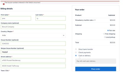 How To Add Validation To Woocommerce Checkout Fields Themehigh Blog