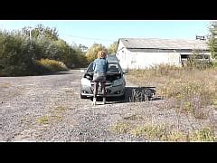 Public Sex Sexy Milf Frina Car Broke Down Again Random Passer By Guy