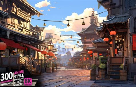 Artstation 300 Anime Style Landscape And Scene Concept Environment