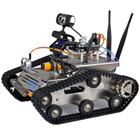 Probots Rc 4 Wheel Drive Robot With Wifi Esp32 Cam Car Kit Unassembled Diy Buy Online Buy Online