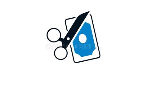 Cost Minimization Icon Cost Cutting Vector Stock Illustration