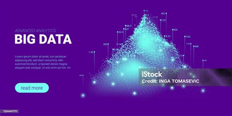 Quantum Computing Visualization Big Data Sorting Stock Illustration
