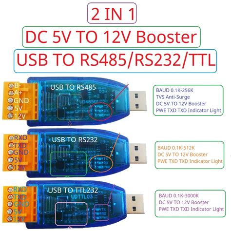 Generic V V Vcc Output Usb To Rs Rs Ttl Converter Uart Pc Com Serial Port Module For