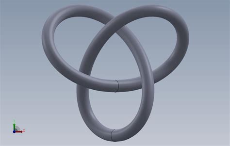 三叶结3 SOLIDWORKS 2015 模型图纸免费下载 懒石网
