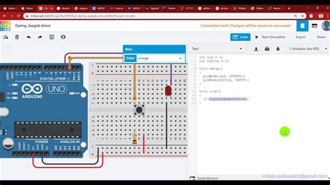 Tinkercad Arduino Dərsləri Dərs 1 Hissə 1 Button İlə Led