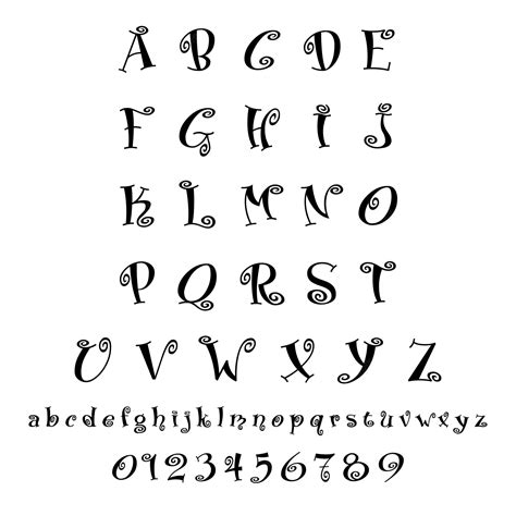 Premium Vector Alphabet Letters With Numbers Handwritten Vector