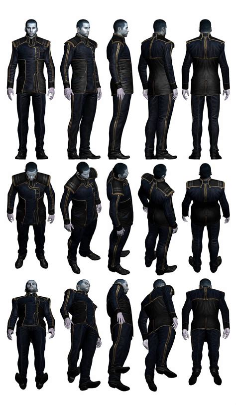 Mass Effect 3 Male Shepard Alliance Uniform By Troodon80 Mass