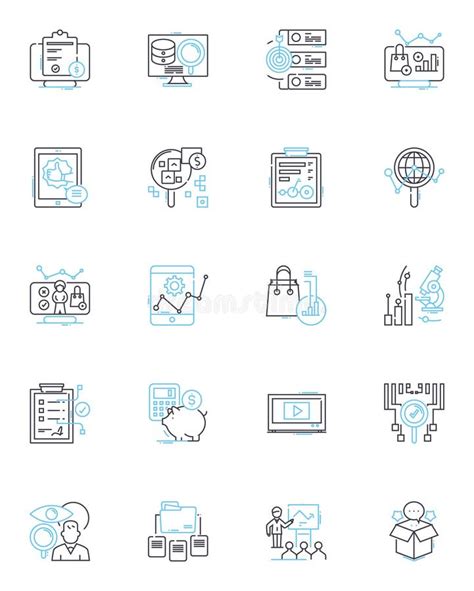 Performance Evaluation Linear Icons Set Assessment Feedback Critique