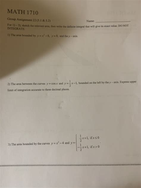 Math 1710 Group Assignment 22 5 1 And 5 2 Name For